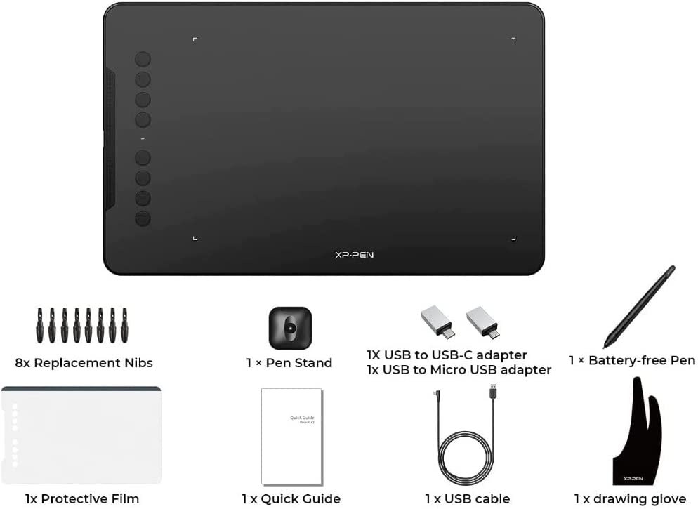 مشخصات تبلت طراحی ایکس پی پن مدل Xp Pen Deco01 V2 ارسال 15 الی 20 روز