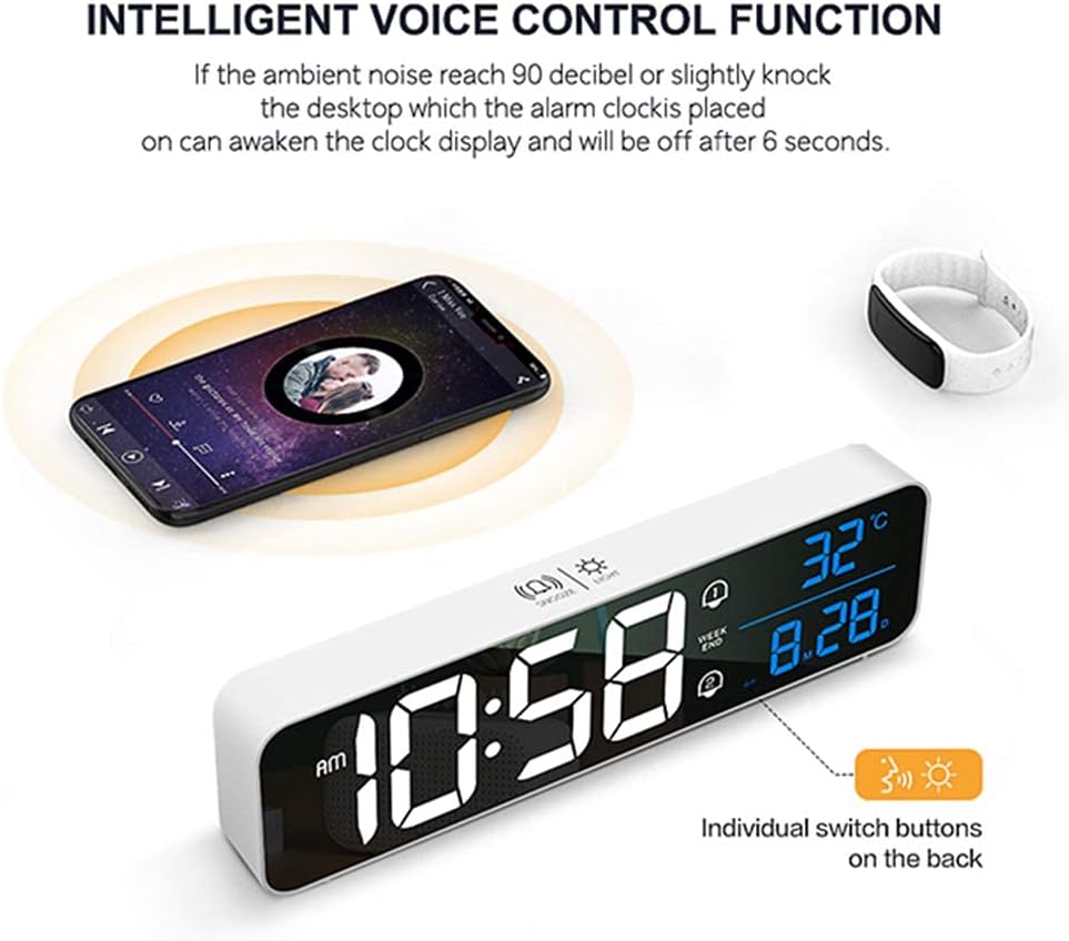 مشخصات ساعت دیجیتال رومیزی مدل Primsail Upgraded Digital - ارسال 15 الی ...