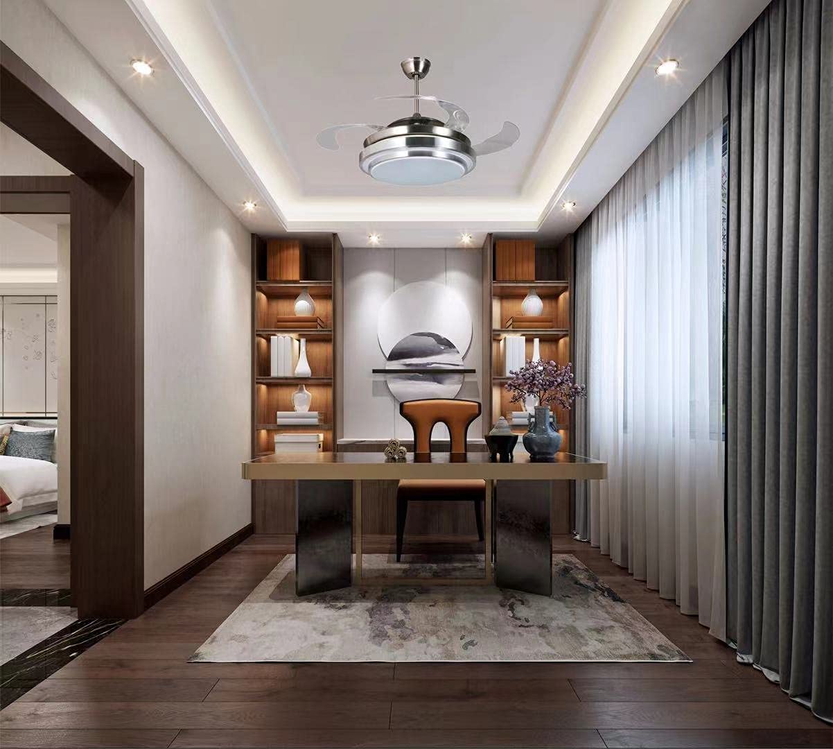 مشخصات پنکه سقفی MODI 42 inch temperture ceiling fan - ارسال ۱۰ الی ۱۵ ...