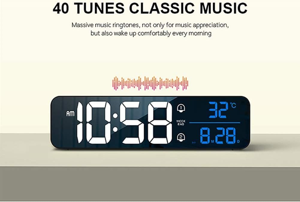 مشخصات ساعت دیجیتال رومیزی مدل Primsail Upgraded Digital - ارسال 15 الی ...