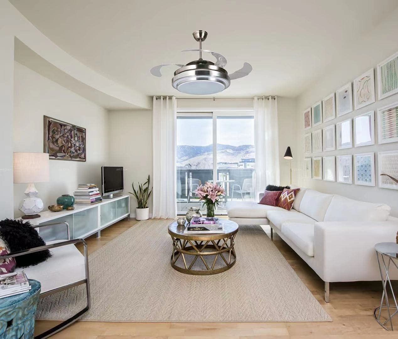 مشخصات پنکه سقفی MODI 42 inch temperture ceiling fan - ارسال ۱۰ الی ۱۵ ...