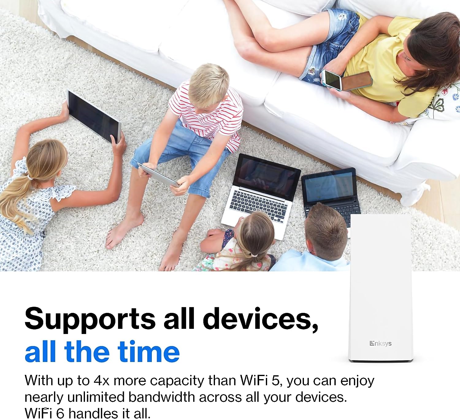 مشخصات روتر لینکسیس مدل Linksys Atlas WiFi 6 MX2000 1-Pack - ارسال 15 ...