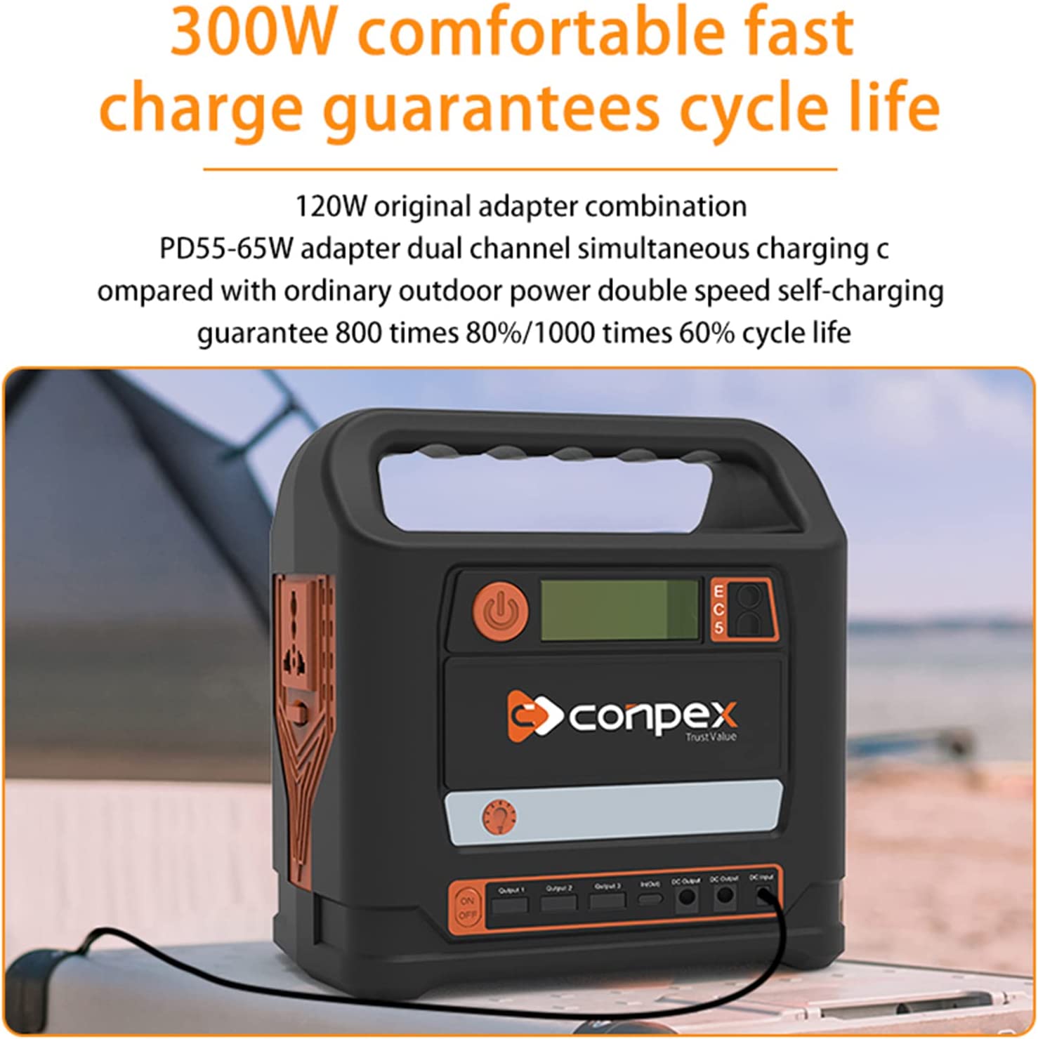 مشخصات ژنراتور قابل حمل مدل CONPEX Portable Power TW-BK001 - ارسال 15 ...